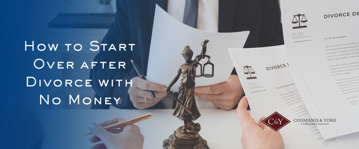 How to Start Over after Divorce with No Money